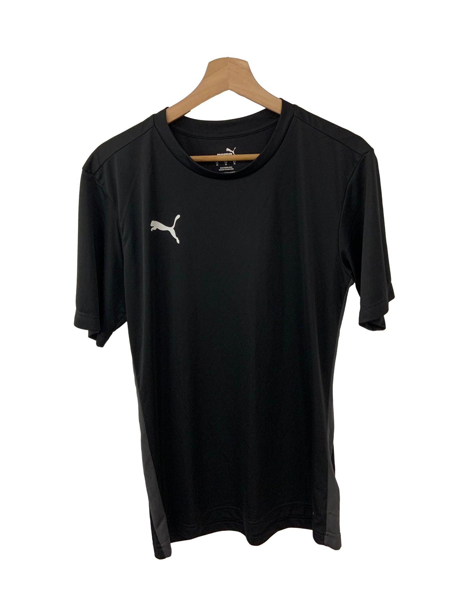 Puma Puma Logo Black Dri Fit Top, Men's Fashion, Muslim Wear, Tops on ...