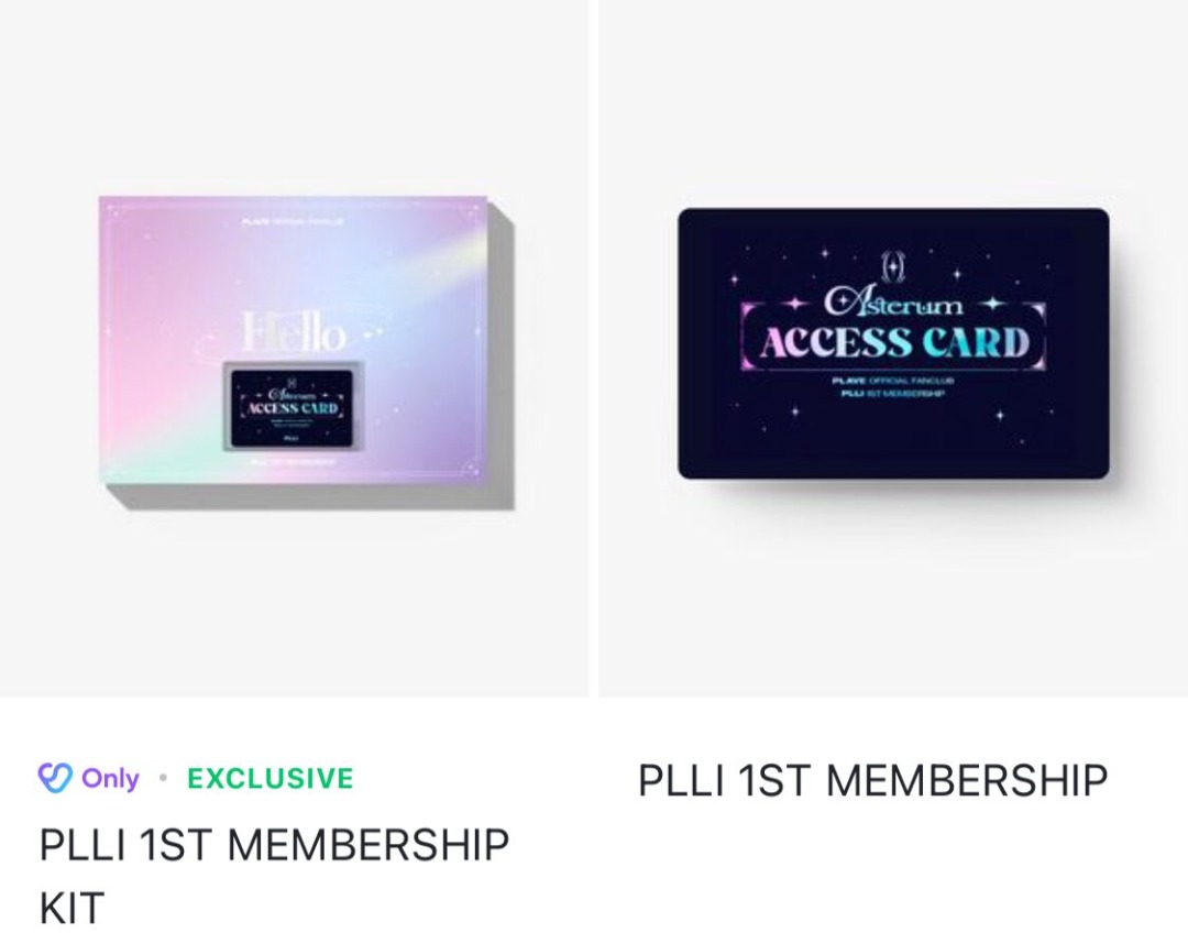 [Purchasing Service] PLAVE PLLI Membership & Membership Kit, Hobbies ...