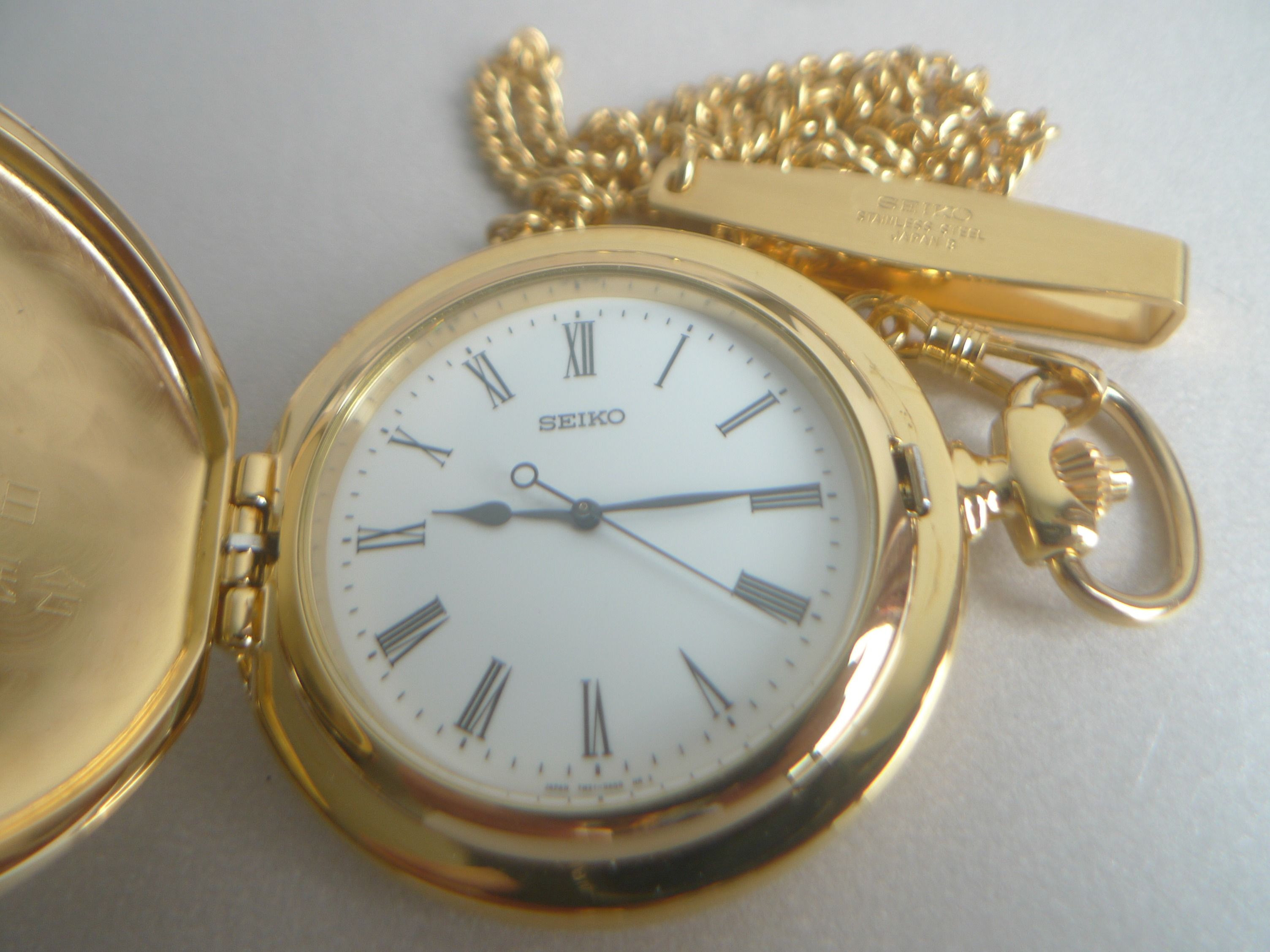 Quartz Pocket Watch...SEIKO, Luxury, Watches on Carousell
