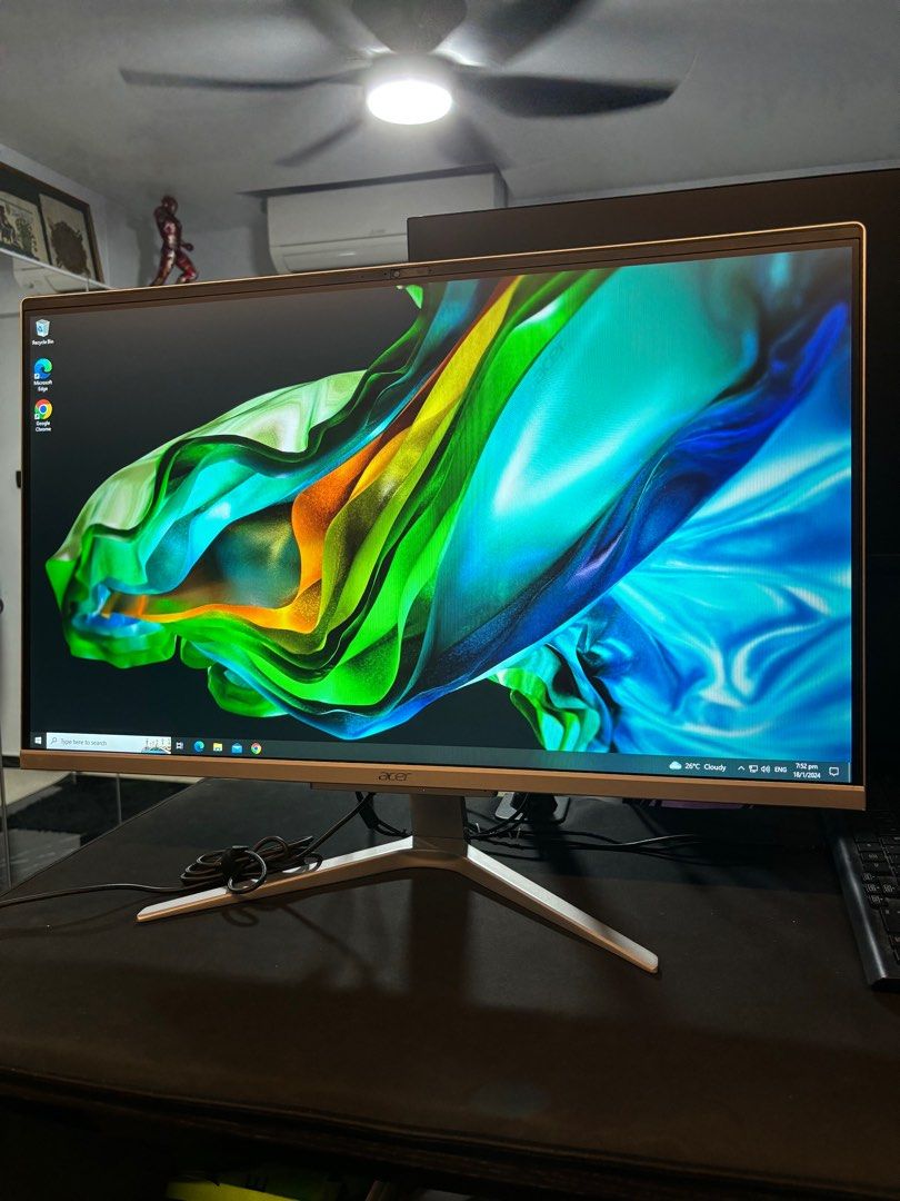 RARE 27" inch ACER Aspire AiO All-in-One Desktop Computer PC Processor ...