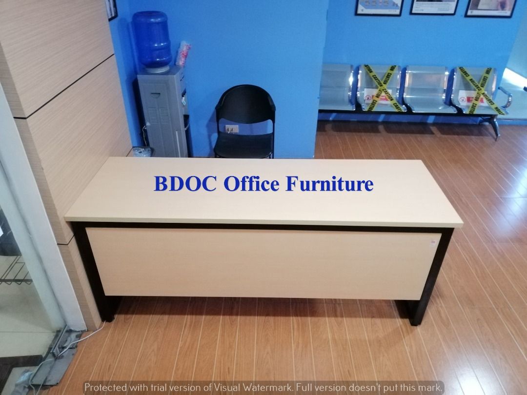 rectangle office table with out drawer / office partition / office ...