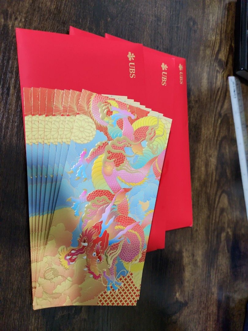 Red Packet / Ang Pow Dragon Year UBS, Everything Else on Carousell