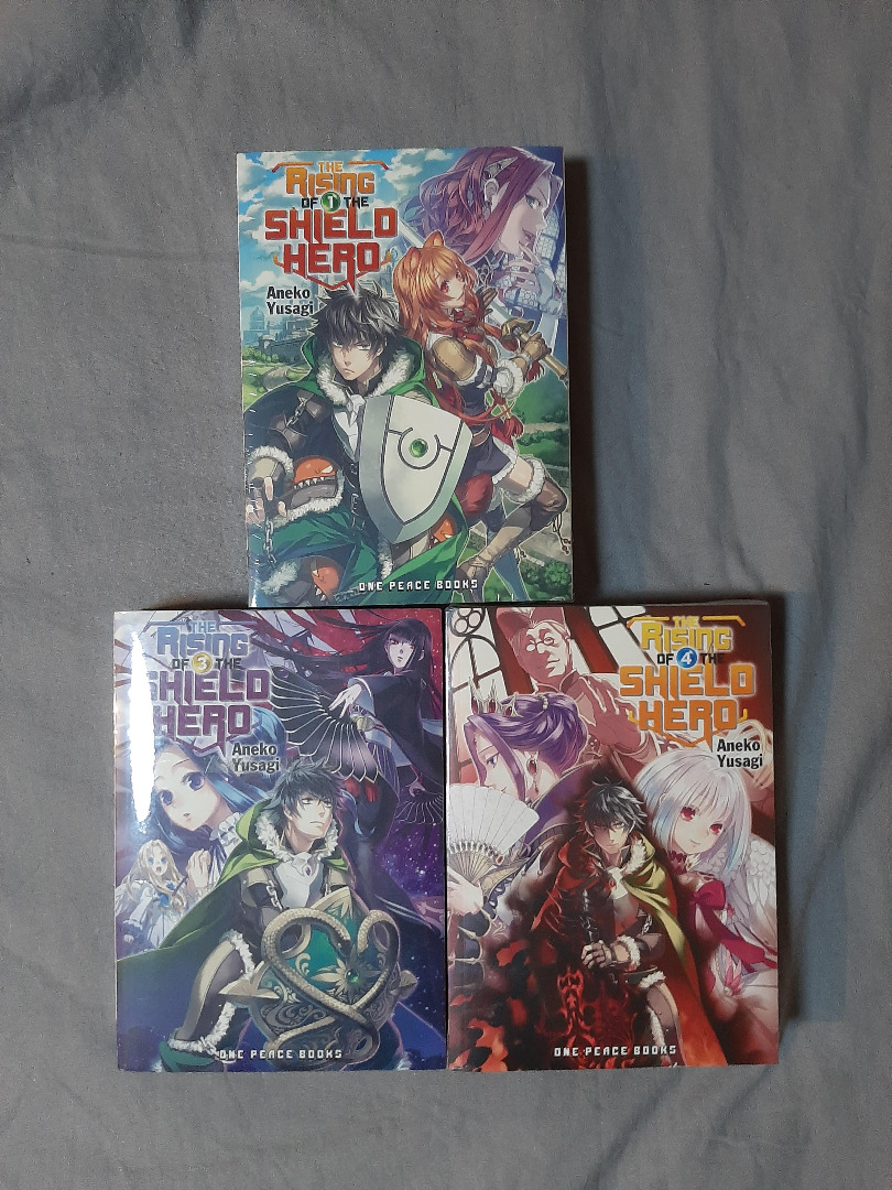 Rising of the Shield Hero (Light Novel) by Vol. 1, 3, & 4 by Aneko ...