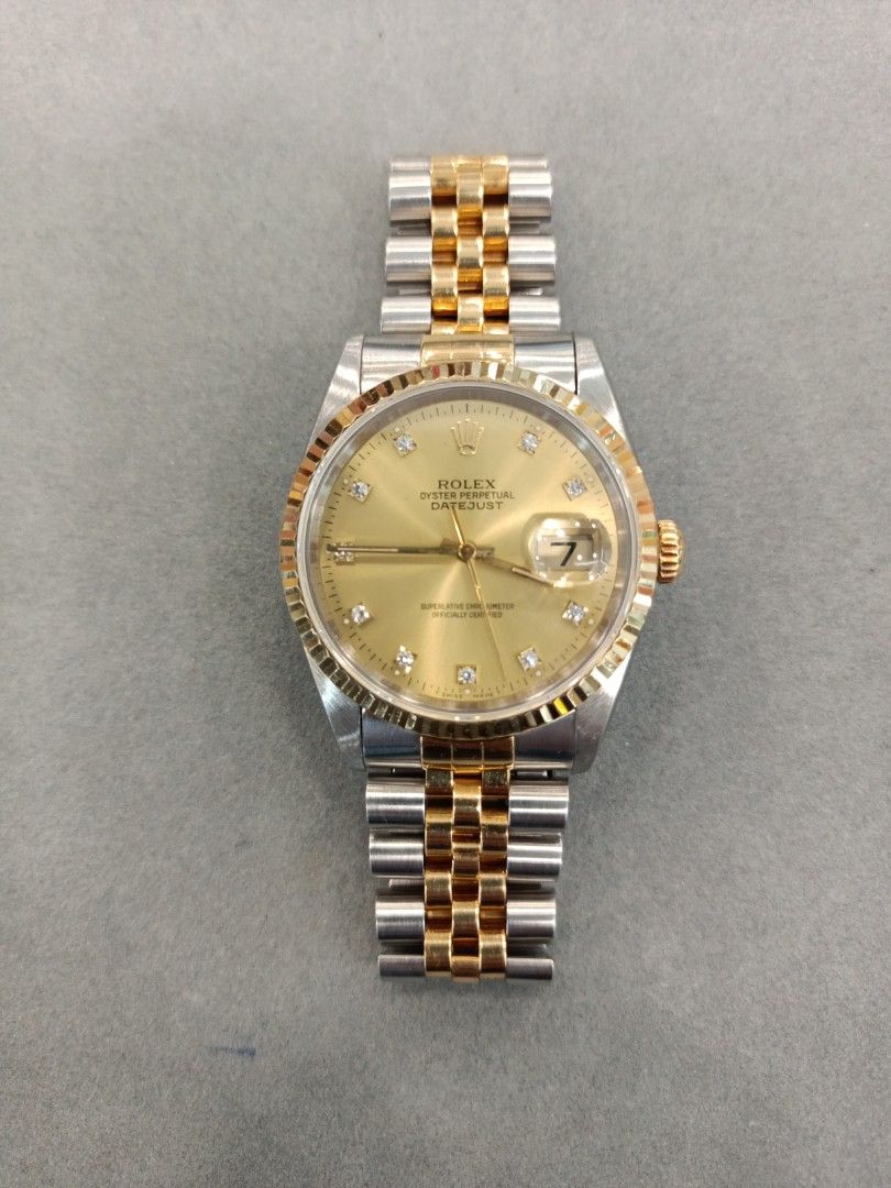 ROLEX - 16233/DIAMOND GOLD DAIL HALF GOLD (( CNY SPECIAL NOW ...