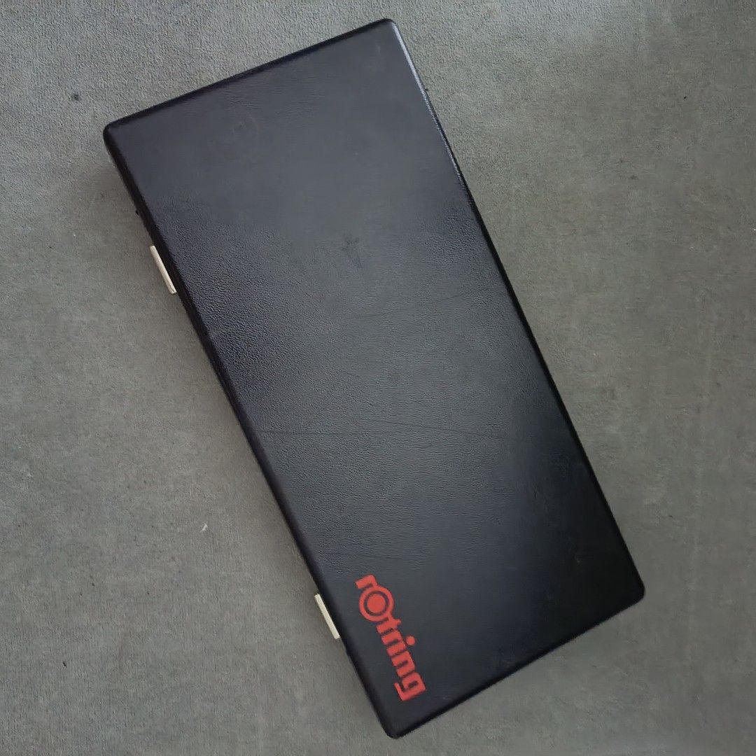 ROTRING compass and divider set (issue metal stains), Hobbies & Toys ...