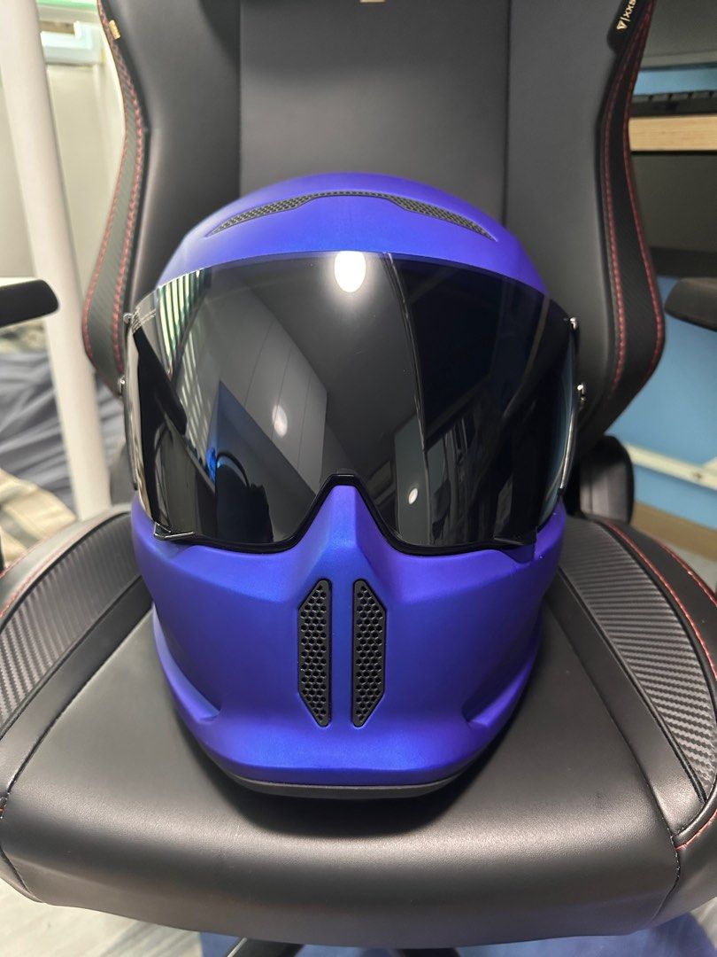 Ruroc Atlas Ultramarine Helmet, Motorcycles, Motorcycle Apparel on ...