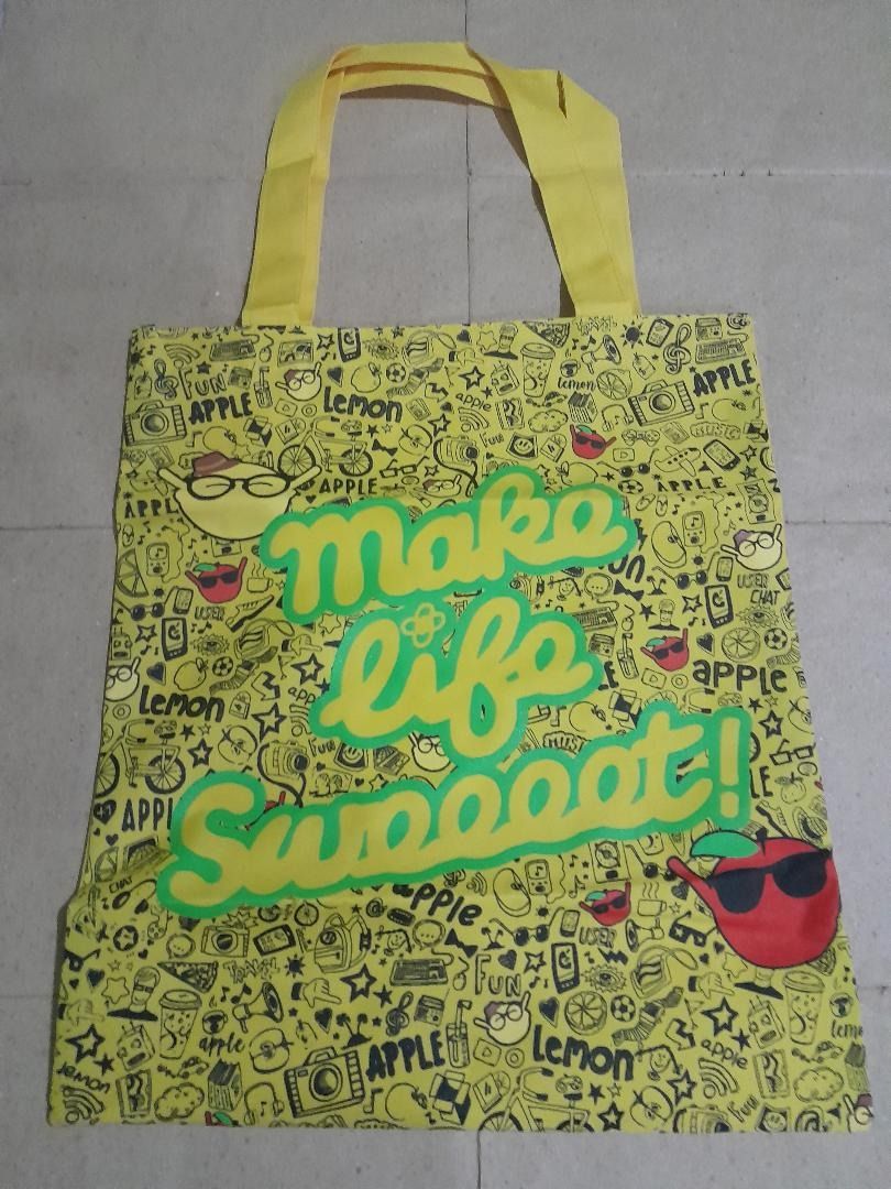 SAN MIGUEL FLAVORED BEER Limited Edition Yellow Color Cloth Bag ...