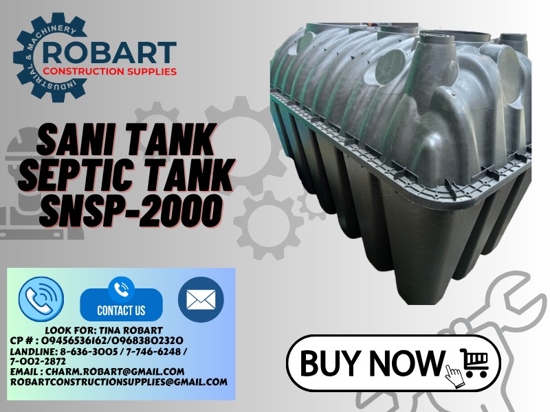 SANI TANK SEPTIC TANK, Commercial & Industrial, Construction & Building ...