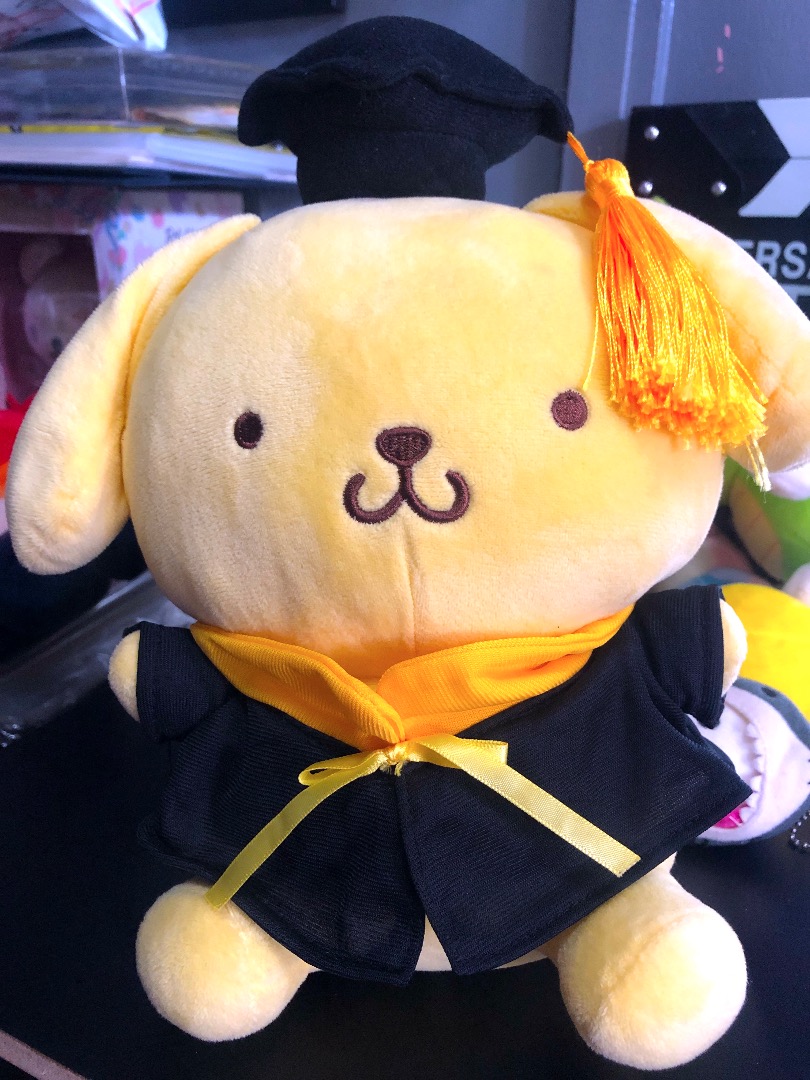 Sanrio License Pompompurin Graduation Costume Plush, Hobbies & Toys ...