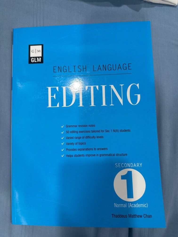 Sec 1 Normal Acadmic G2 English Editing, Hobbies & Toys, Books ...