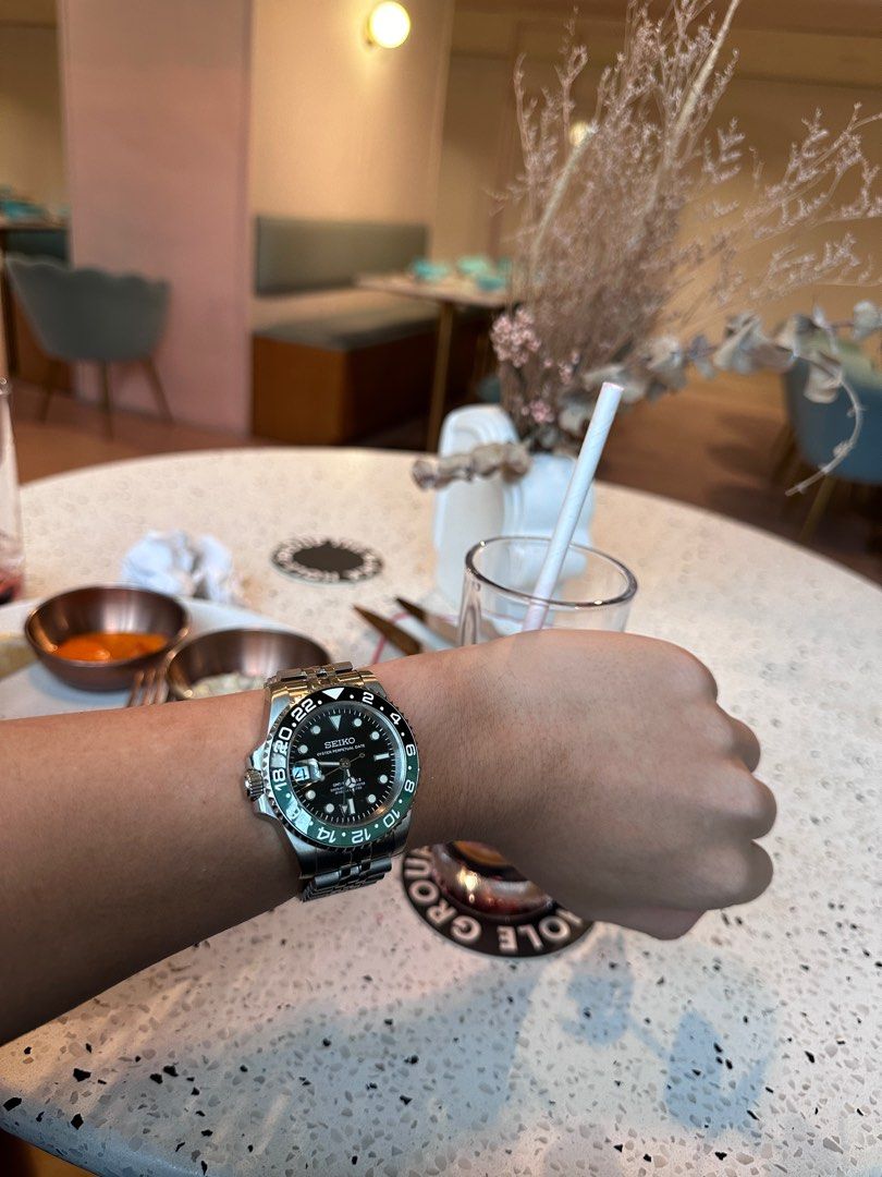 Seiko left handed sprite mod, Luxury, Watches on Carousell