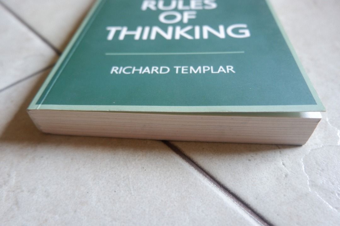 [SELF-HELP] The Rules of Thinking by Richard Templar, Hobbies & Toys ...