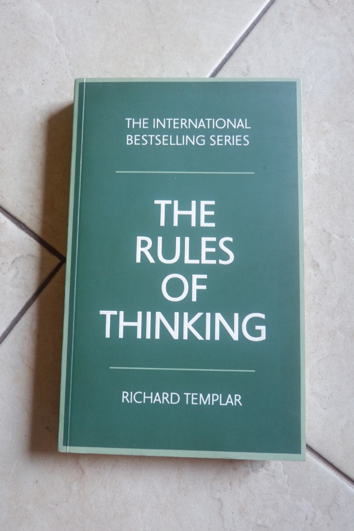 [SELF-HELP] The Rules of Thinking by Richard Templar, Hobbies & Toys ...