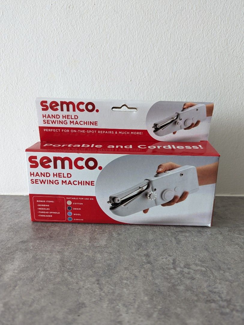 Semco hand held portable sewing machine, Hobbies & Toys, Stationery ...