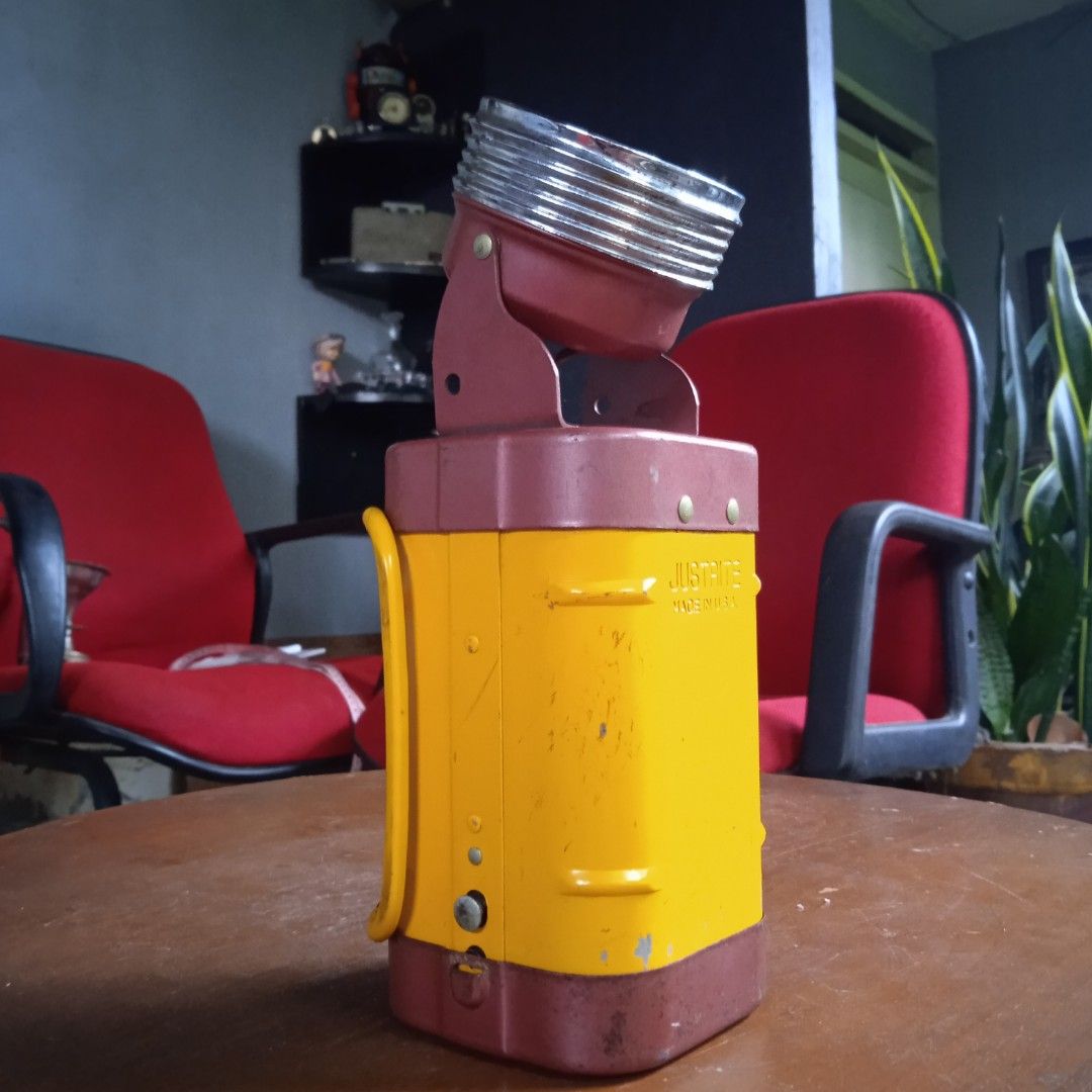 Senter vintage jadul lawas Flashlight railway mining senter tambang ...