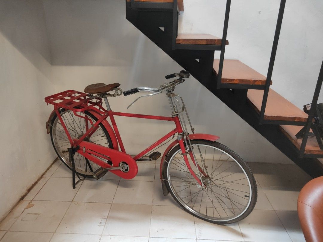 Sepeda vintage pos jepang - Postman Bicycle Japan, Antik, Pajangan di ...