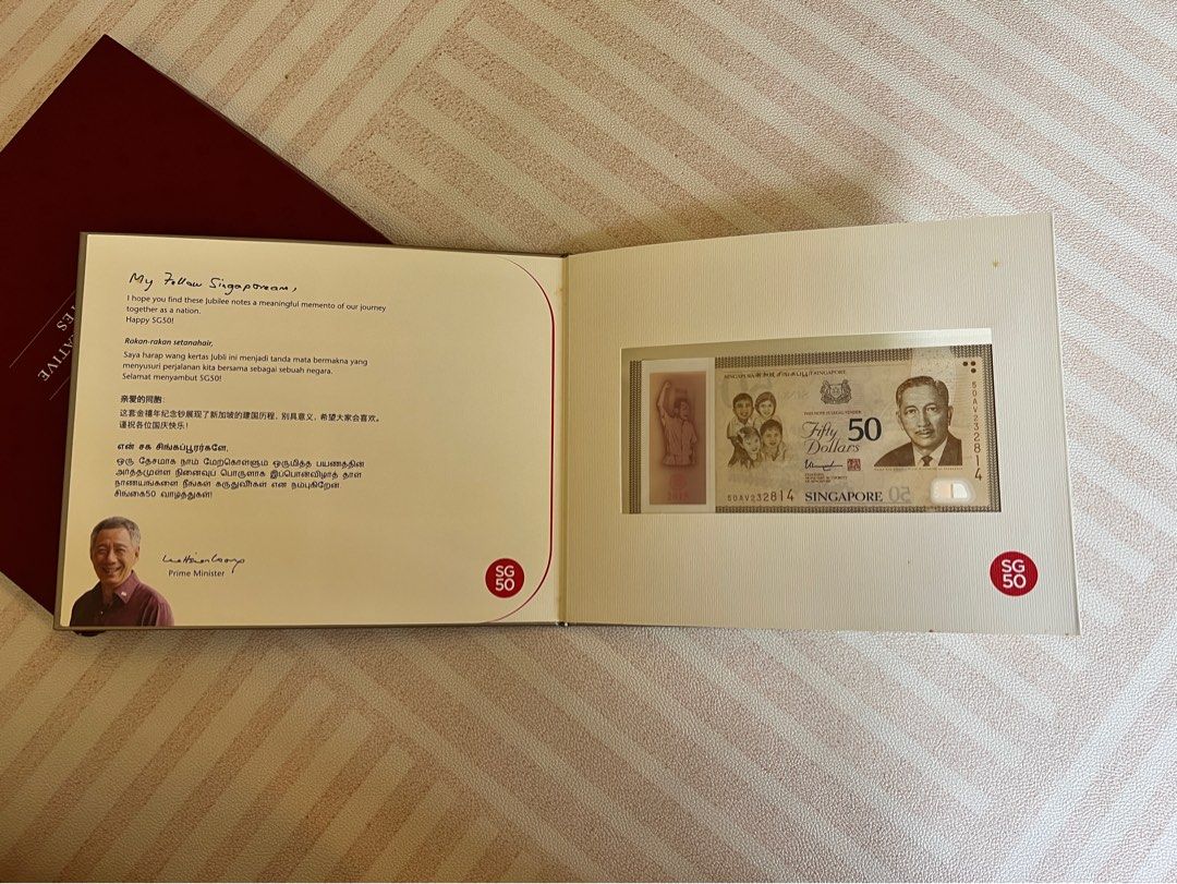 SG50 Commemorative Notes, Everything Else on Carousell