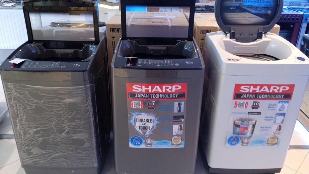 SHARP TOP LOAD AUTOMATIC WASHING MACHINE, TV & Home Appliances, Washing ...