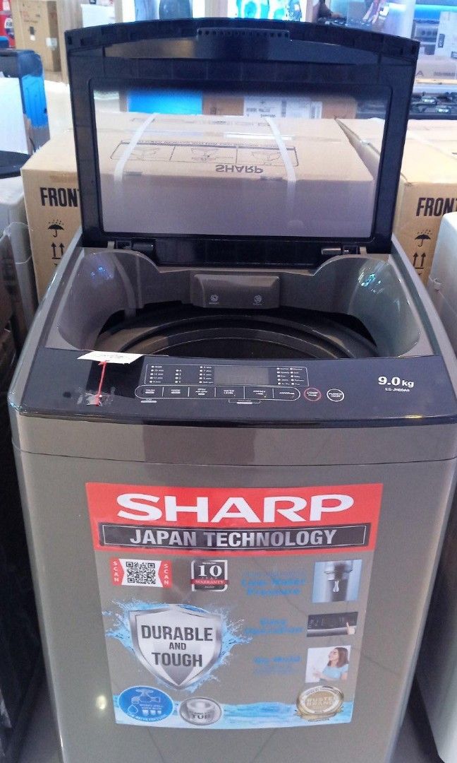 SHARP TOP LOAD AUTOMATIC WASHING MACHINE, TV & Home Appliances, Washing ...