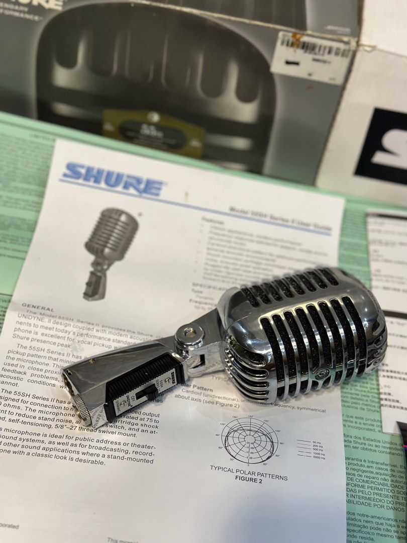 SHURE Classic Legend 55SH Series2 Complete set with Box Original ...