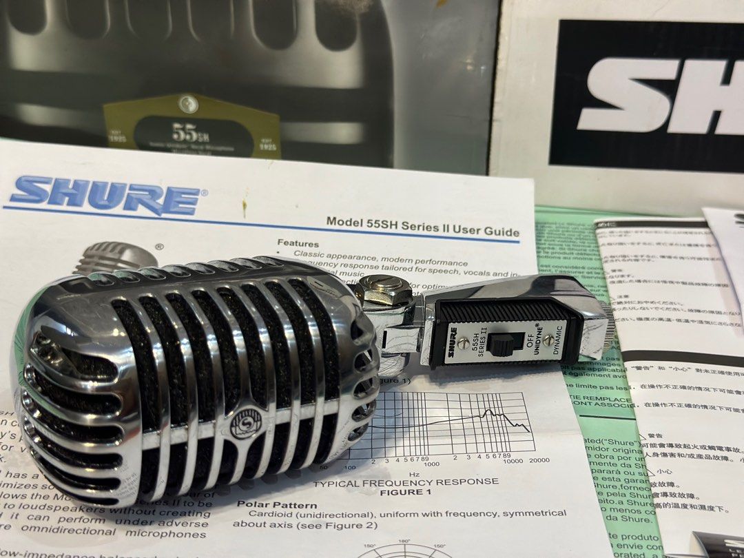 SHURE Classic Legend 55SH Series2 Complete set with Box Original ...