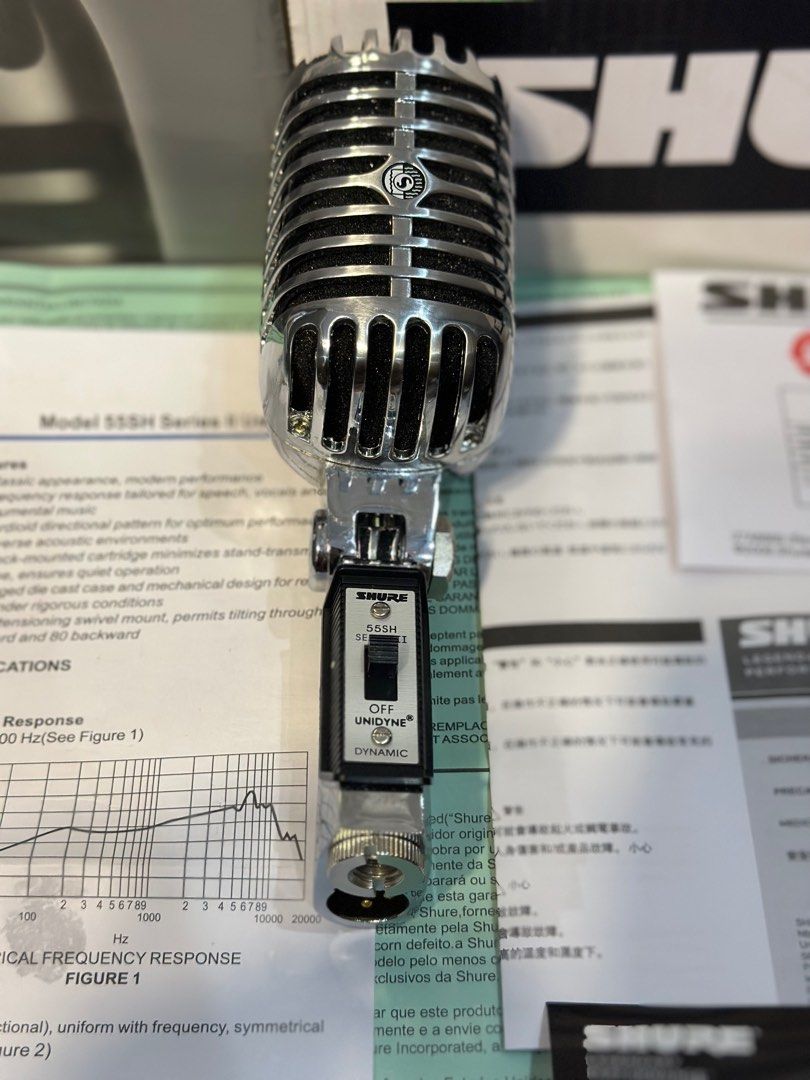 SHURE Classic Legend 55SH Series2 Complete set with Box Original ...
