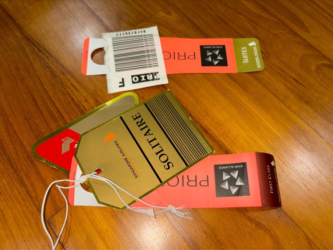 Singapore Airlines SIA SQ Priority Luggage Tag, Hobbies & Toys, Travel ...