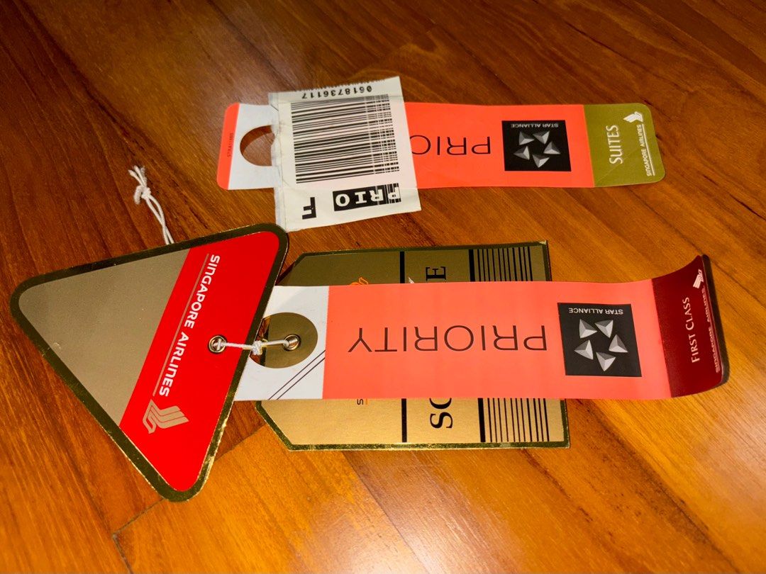 Singapore Airlines SIA SQ Priority Luggage Tag, Hobbies & Toys, Travel ...