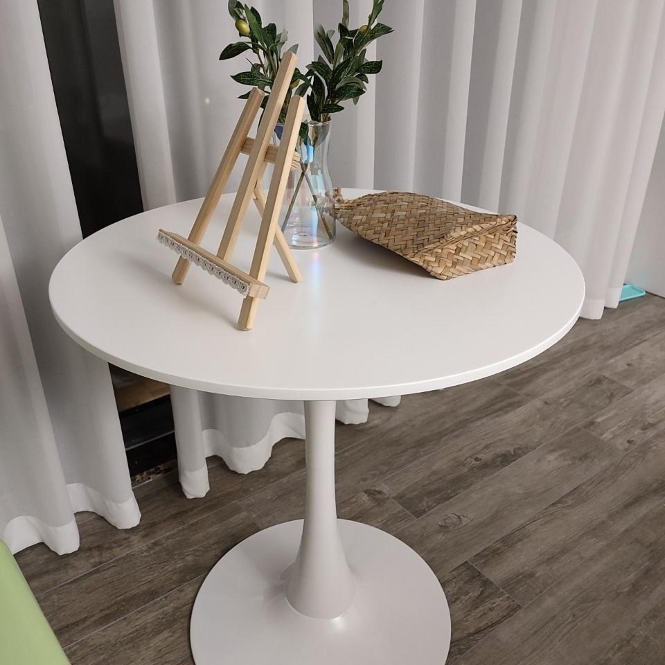 Small Round Table Balcony Table, Furniture & Home Living, Furniture ...