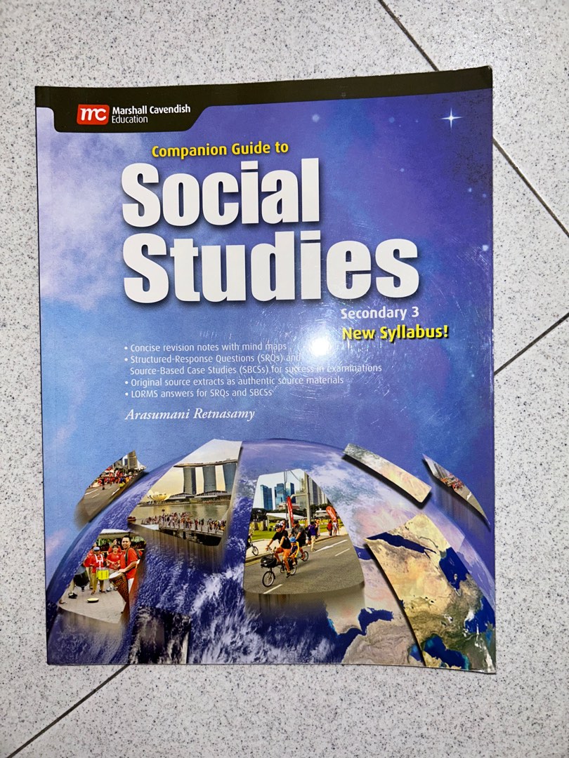 Social Studies Guide Book Secondary 3, Hobbies & Toys, Books ...