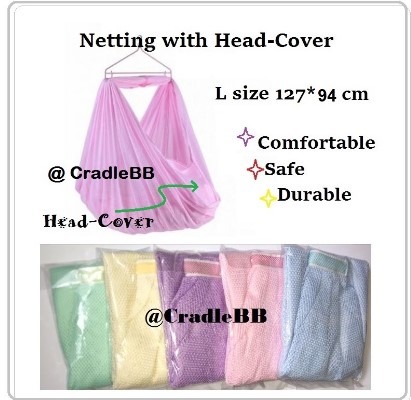 Spring cot netting / sarong net/ cradle net, Babies & Kids, Baby ...