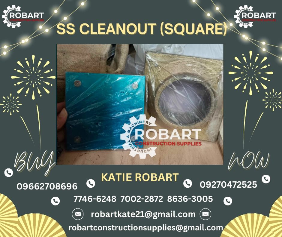 Stainless Clean Out Cover, Commercial & Industrial, Construction Tools ...