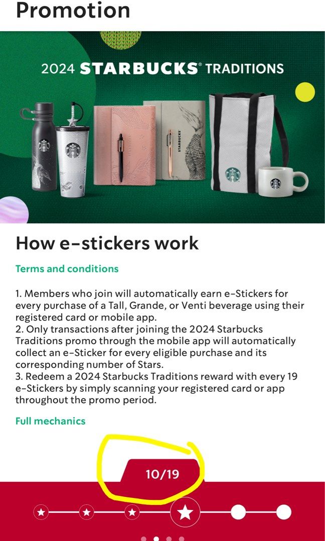 Starbucks sticker, Food & Drinks, Other Food & Drinks on Carousell