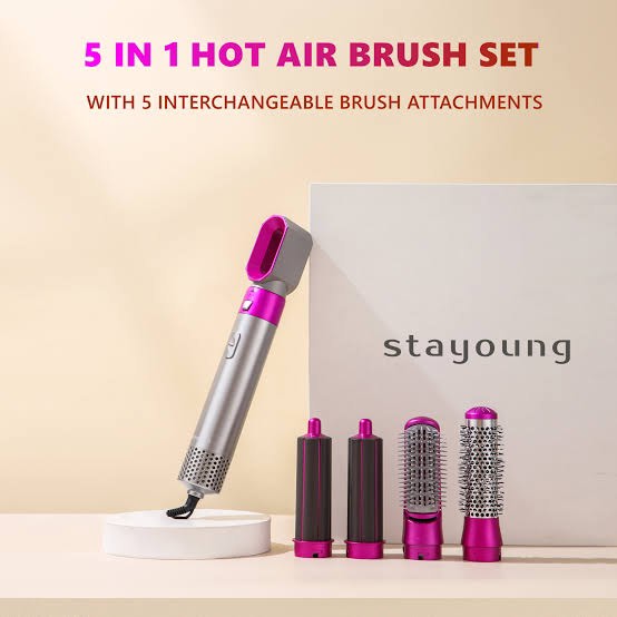 STAYOUNG 5 in 1 Hair Styler, Beauty & Personal Care, Hair on Carousell