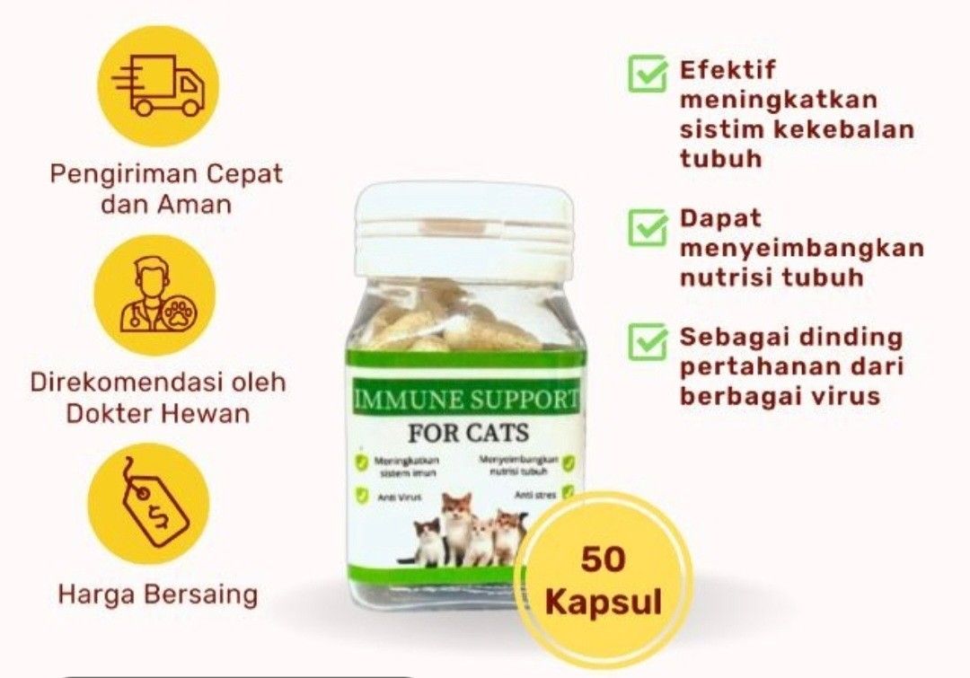 Supplements Cat Kitten Improve Immunity System Prevent virus Balance ...