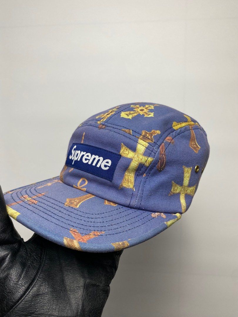 SUPREME SS13 CROSSES 5 PANEL CAP, Men's Fashion, Watches & Accessories ...
