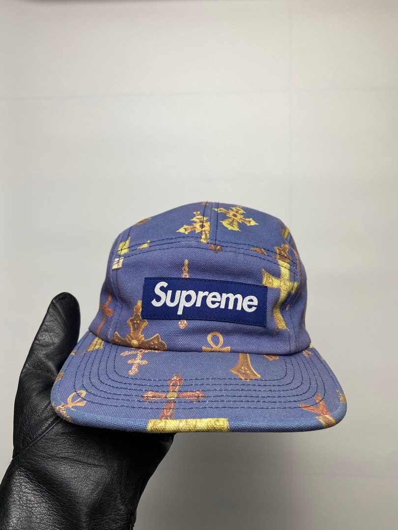 SUPREME SS13 CROSSES 5 PANEL CAP, Men's Fashion, Watches & Accessories ...