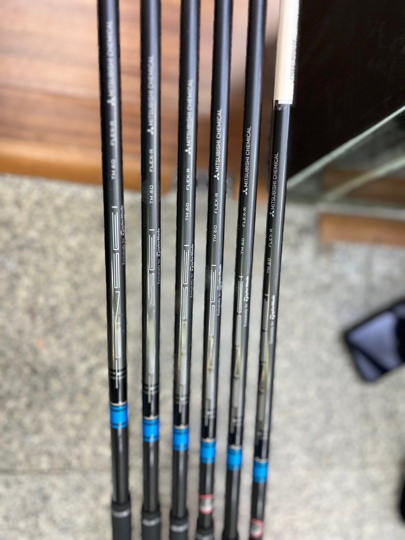 Taylormade SIM MAX Irons (5-P) (6 Pieces) [With Tensei Blue TM60 Regular Flex Graphite shafts ...
