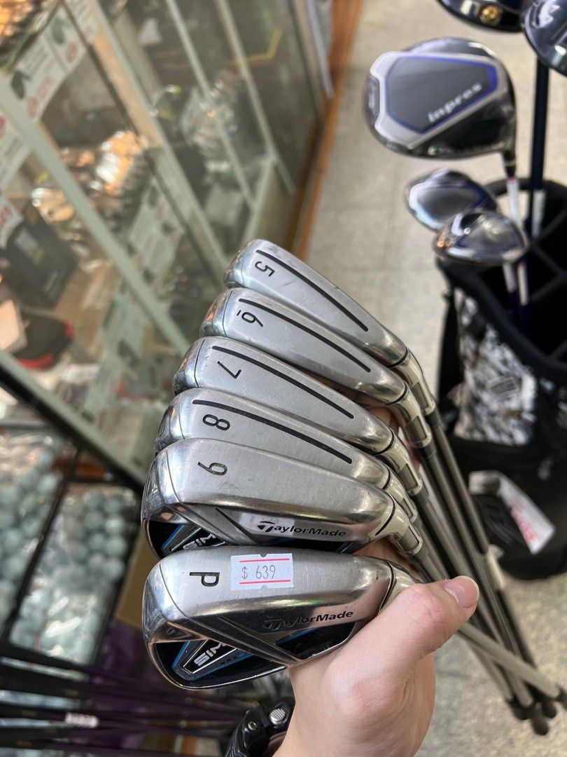 Taylormade SIM MAX Irons (5-P) (6 Pieces) [With Tensei Blue TM60 ...