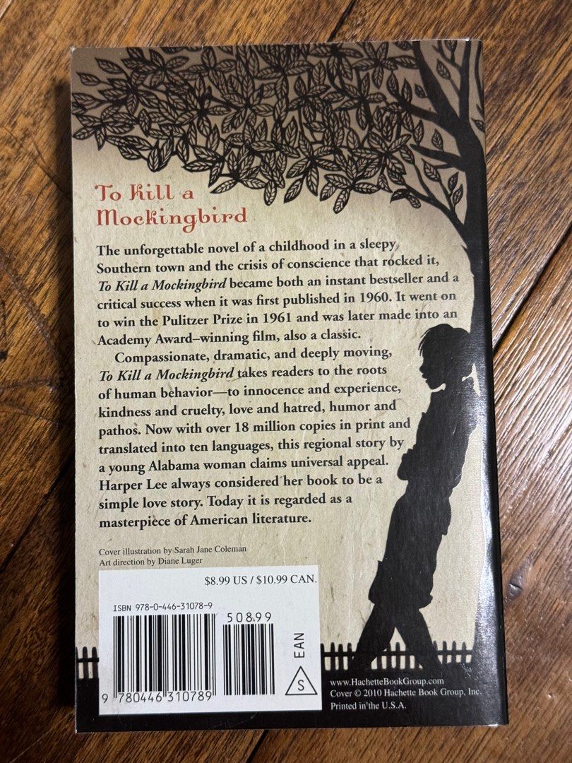 To Kill a Mockingbird Book, Hobbies & Toys, Books & Magazines, Fiction ...