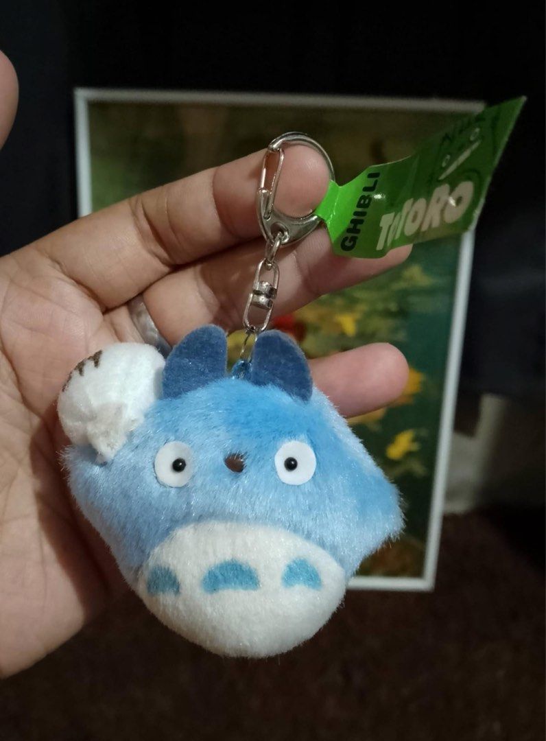 Totoro Blue Chuu Mini Charm Plush Studio Ghibli Sun Arrow My Neighbor ...