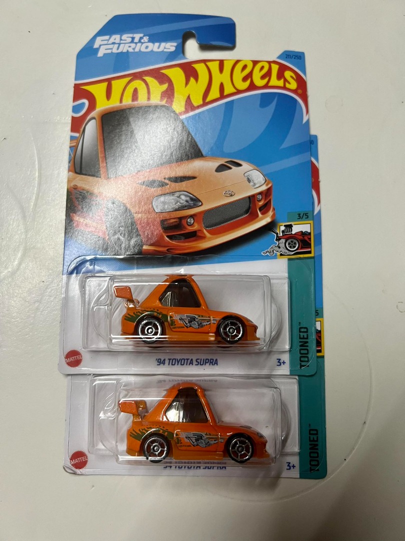 TOYOTA SUPRA TOONED HOT WHEELS, Hobbies & Toys, Toys & Games on Carousell