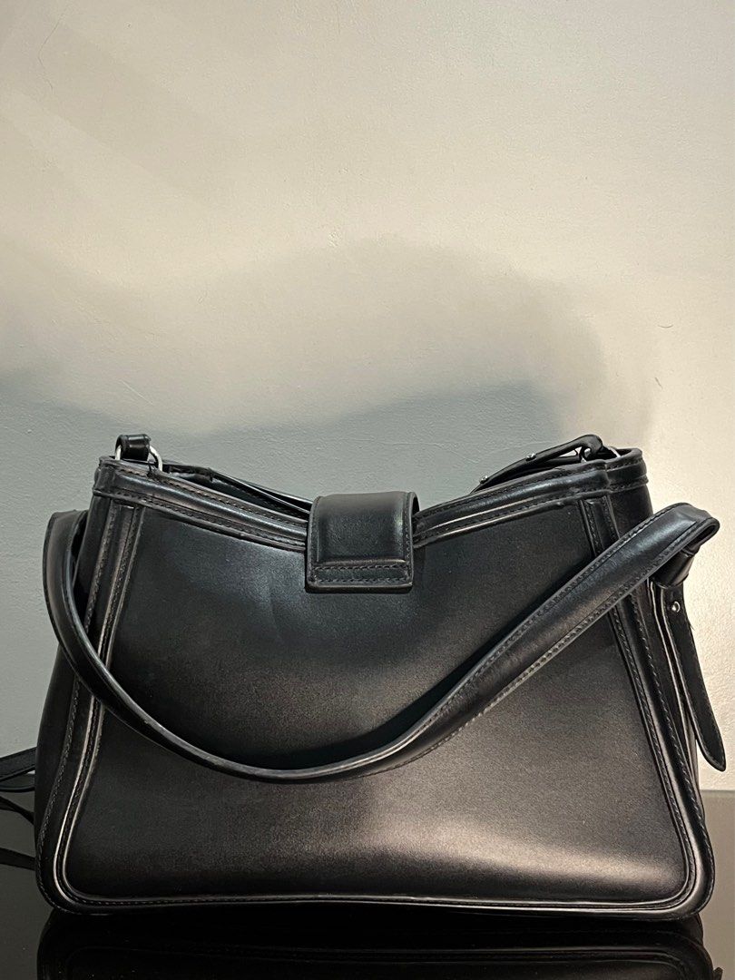 Two-way Office Bag (Black), Women's Fashion, Bags & Wallets, Shoulder ...