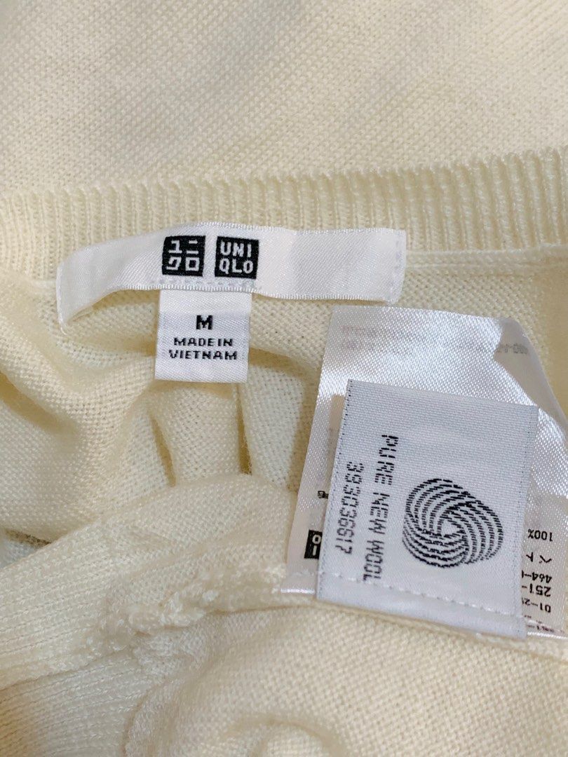 UNIQLO Pure New Wool, Women's Fashion, Tops, Shirts on Carousell