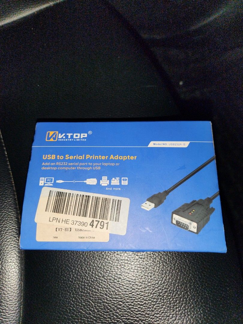 USB TO SERIAL PRINTER ADAPTER. (MODEL NO. USB232A-B), Computers & Tech ...