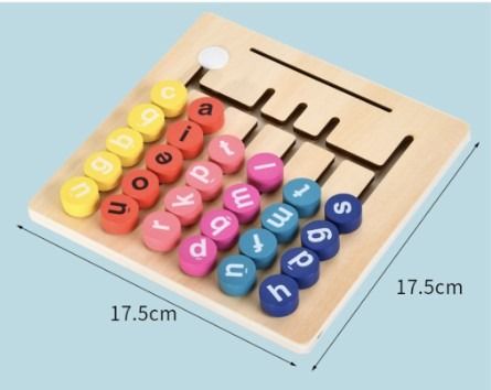 Use Letter Form Words Early Childhood Education Wooden Toys Use ABC ...