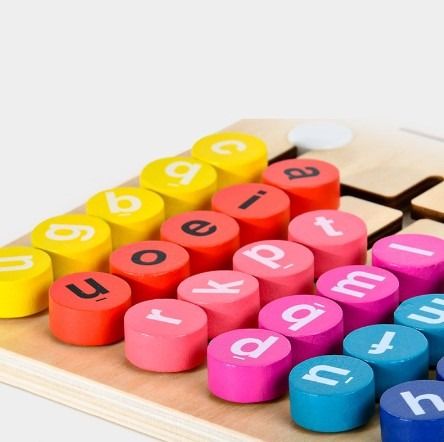 Use Letter Form Words Early Childhood Education Wooden Toys Use ABC ...