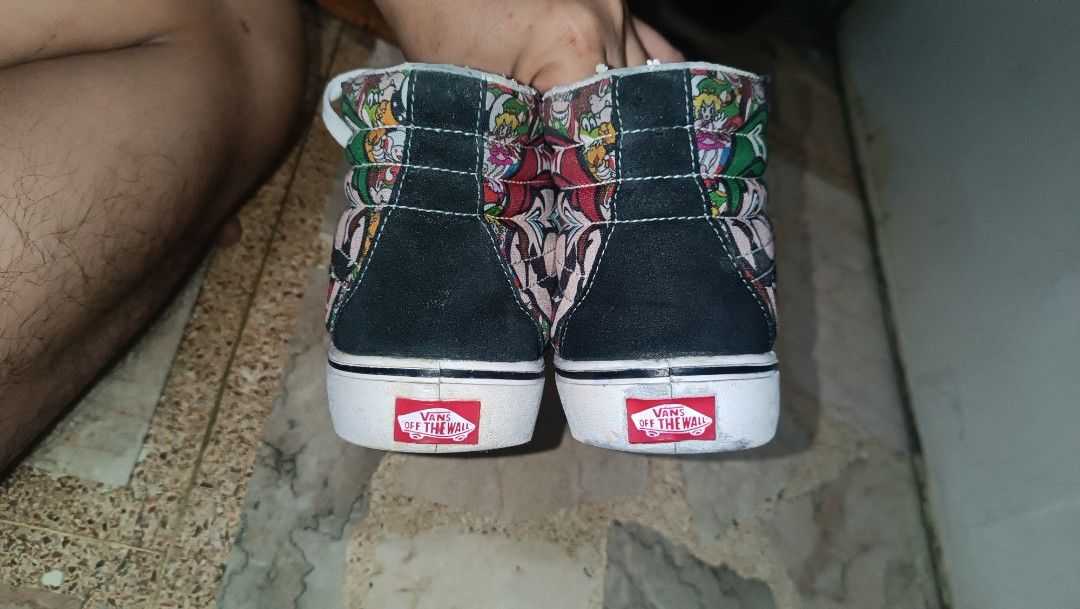 Vans High Cut Suede Limited Edition Nintendo Super Mario, Men's Fashion ...