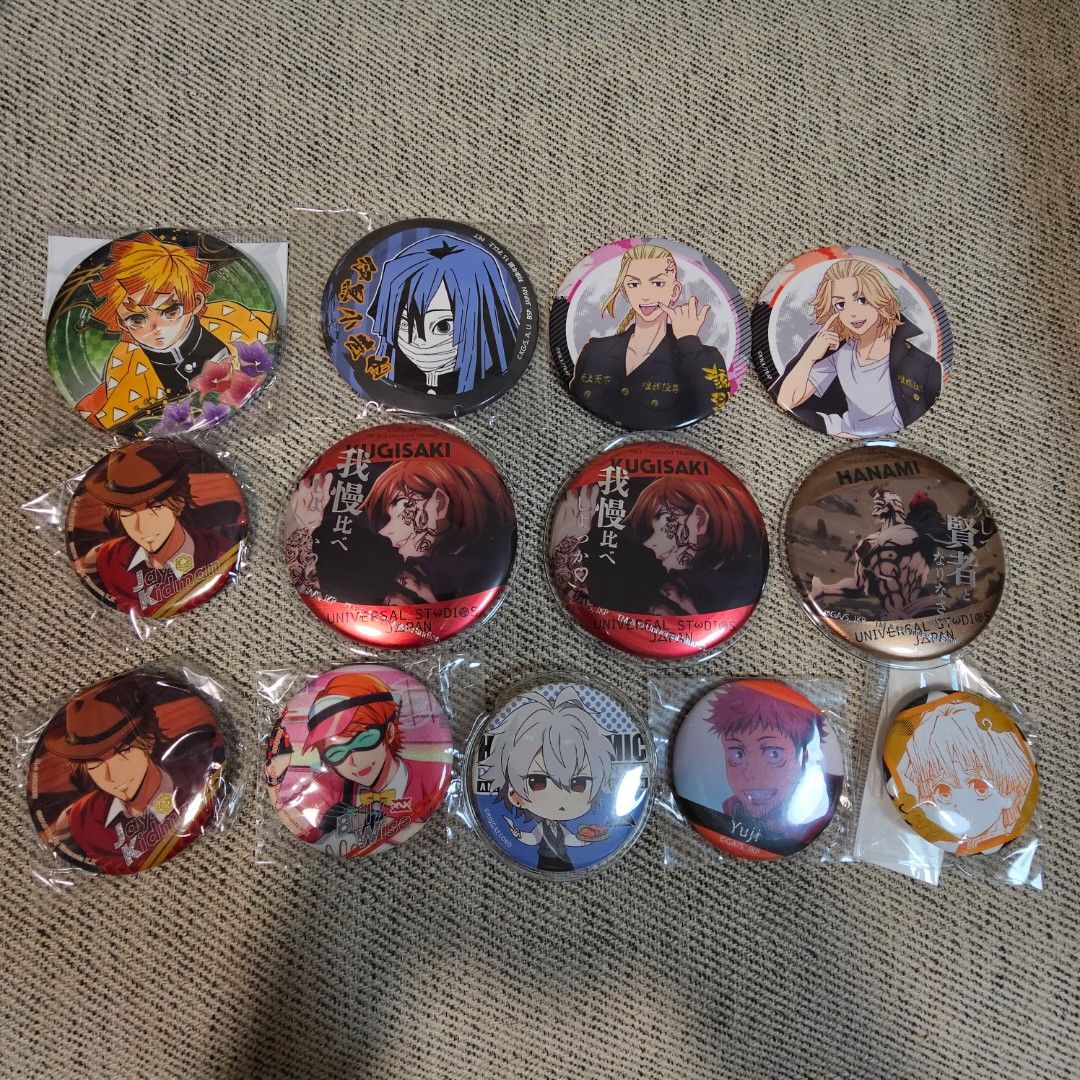 Various anime badges clearance!!!!, Hobbies & Toys, Stationery & Craft ...