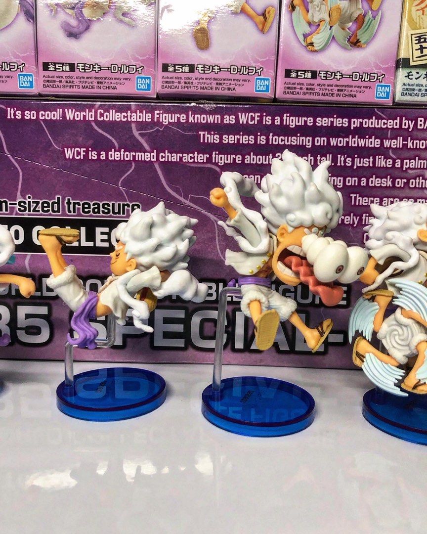 WCF authentic Gear 5 Luffy complete set w/ box no issue, Hobbies & Toys ...